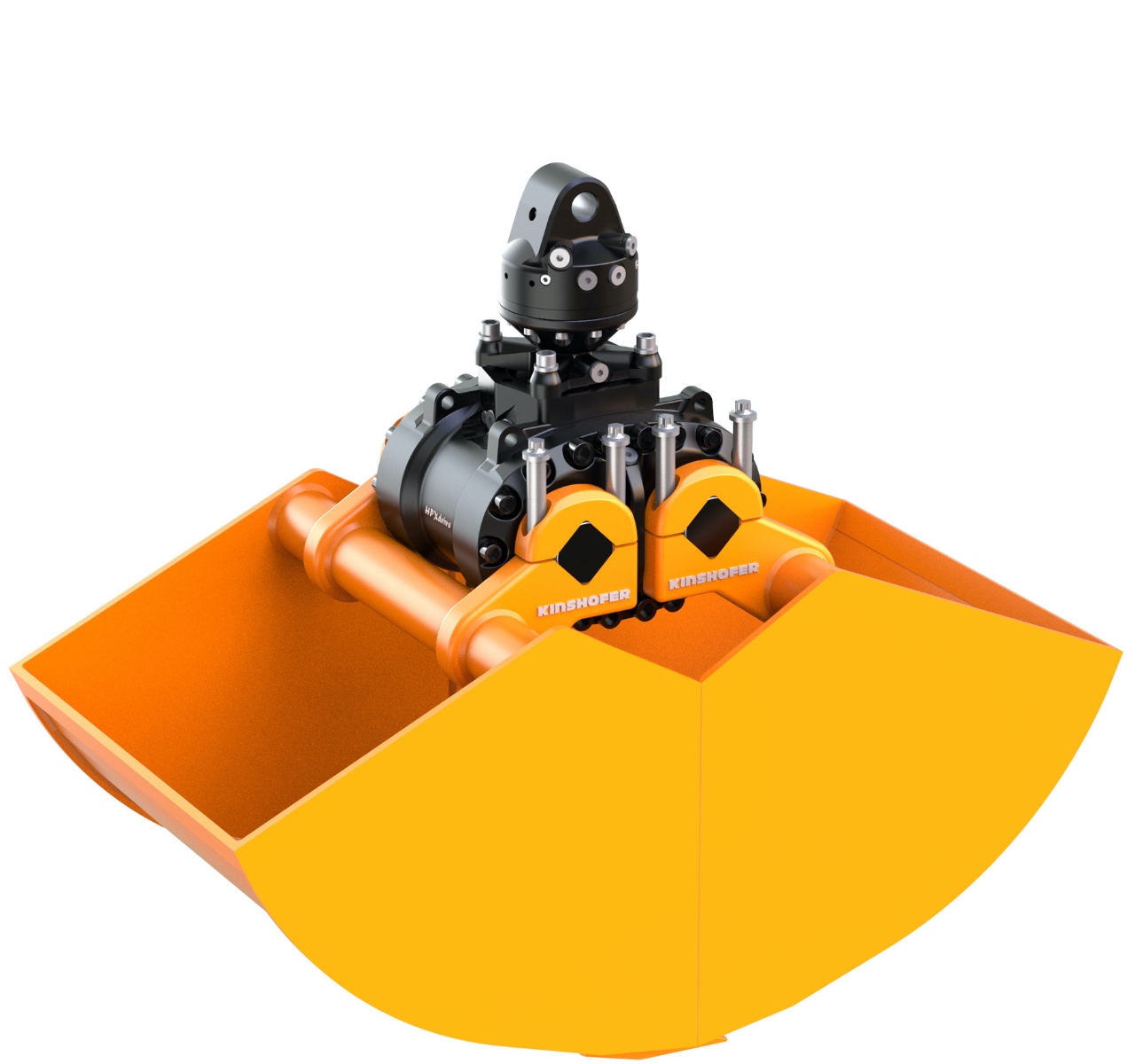 Clamshell Buckets with HPXdrive for Crane - KINSHOFER